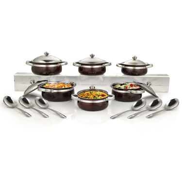 Buy 18 Pcs Designer Serving Set Online at Best Price in India on ...
