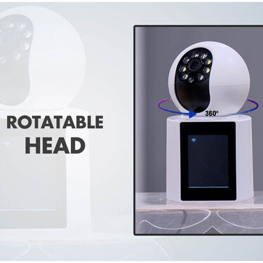 Buy 360 Degree LIVE Wi-Fi Display Camera with Video Call Function ...