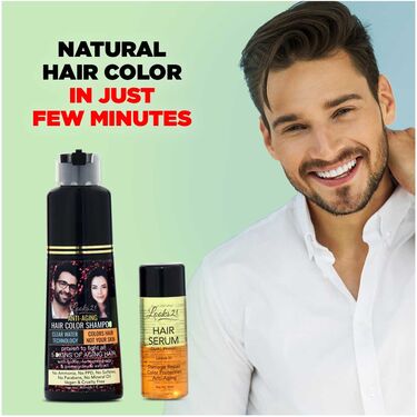Buy No Stain No Grey Hair Colour Shampoo For Men Online at Best Price ...