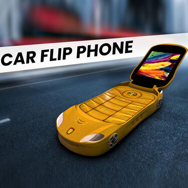 Buy Car Flip Phone with Dual Screen & Dual SIM + Free Wireless ...