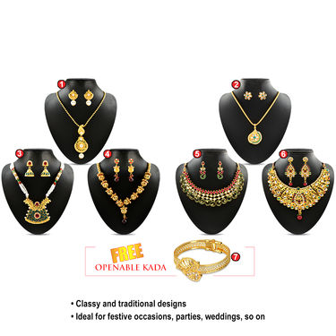 Buy Gold Look Jewellery Collection by Vellani Online at Best Price in ...