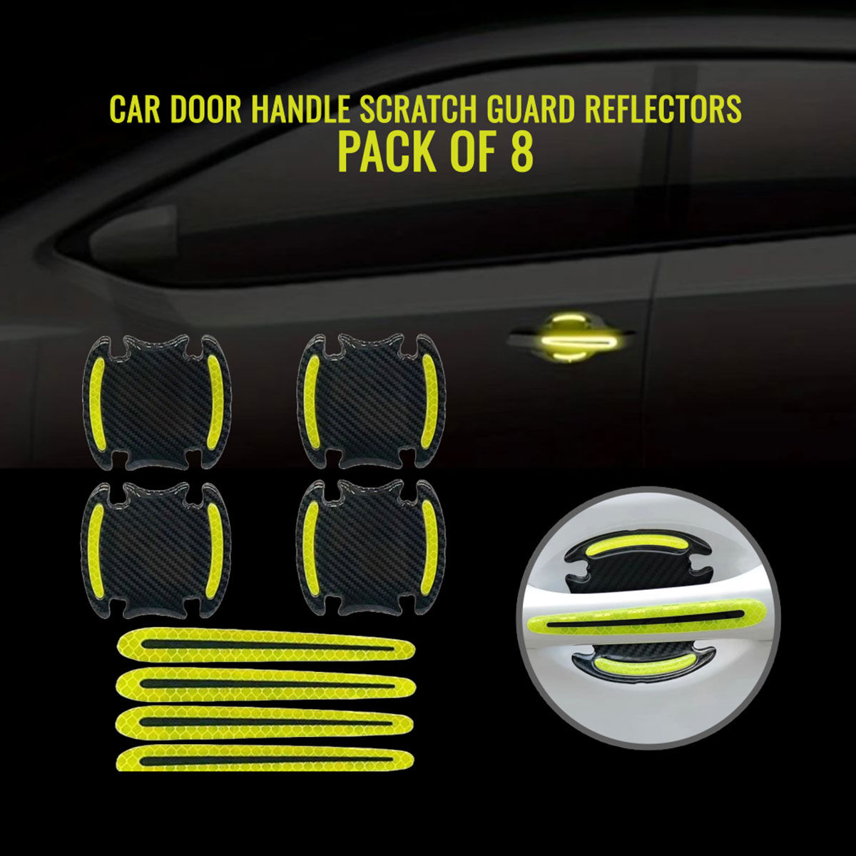 Buy Car Door Handle & Under Scratch Guard Reflector Online at Best ...