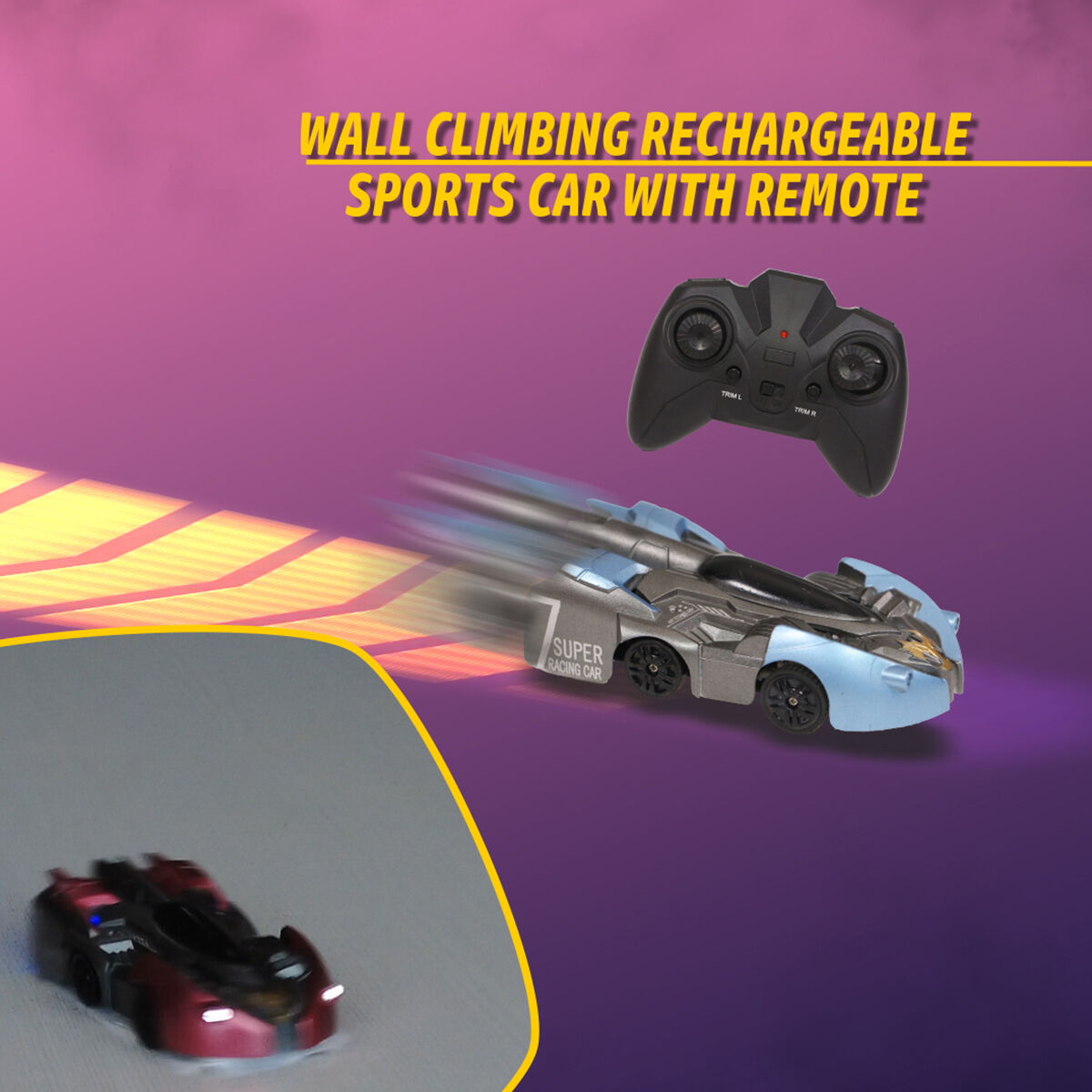 Buy Wall Climbing Rechargeable Sports Car With Remote (WCC) Online at ...